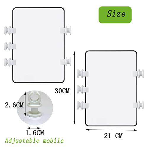 Koomduk 2 PCS Divider Tray Compatible for Bogg Bag Beach Bag Divider Accessories Inserts Space Saving Accessories for Original X Large Bag (Black)
