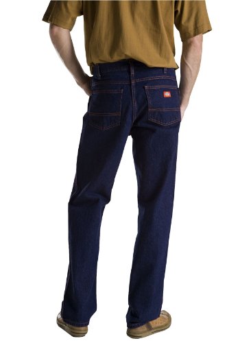Dickies mens Regular-fit Five-pocket jeans, Indigo Blue Rigid, 36W x 30L US