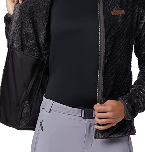Columbia Women's Fire Side II Sherpa Full Zip, Shark, Large