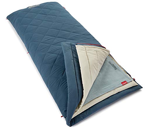Coleman All-Weather Multi-Layer Sleeping Bag, 3 Versatile Layers for Temperatures Ranging from 0°F to 60°F, Includes No-Snag Zipper, Easy Packing, and Heat Insulation