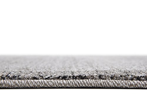 Unique Loom Del Mar Collection Area Rug - Abigail (2' 7" x 10' Runner, Light Gray/ Black)