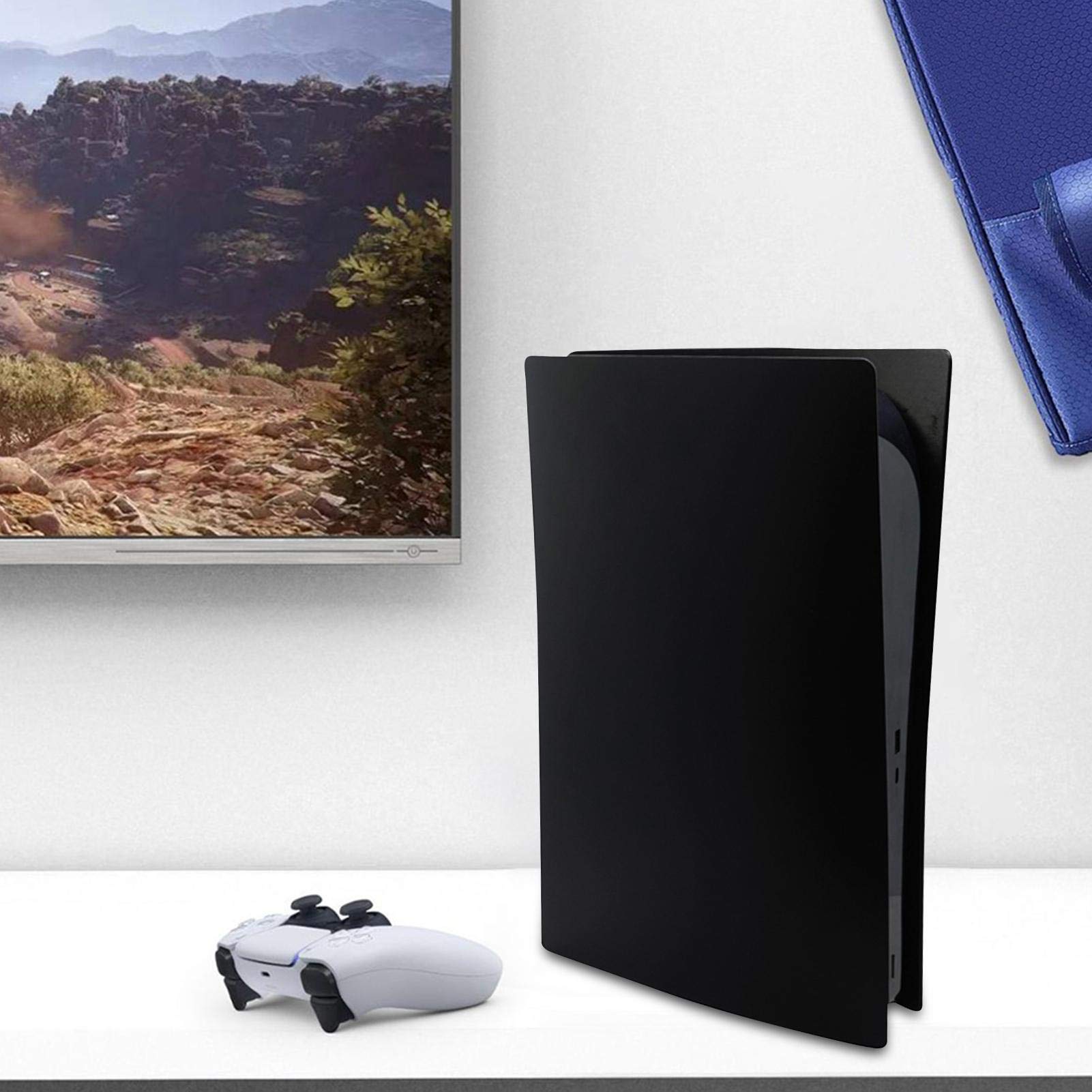 Game Console Skin Cover Replacement Plate for PS5,Ps5 Console Accessories,Faceplates Cover Side Plates Shell Case Skin
