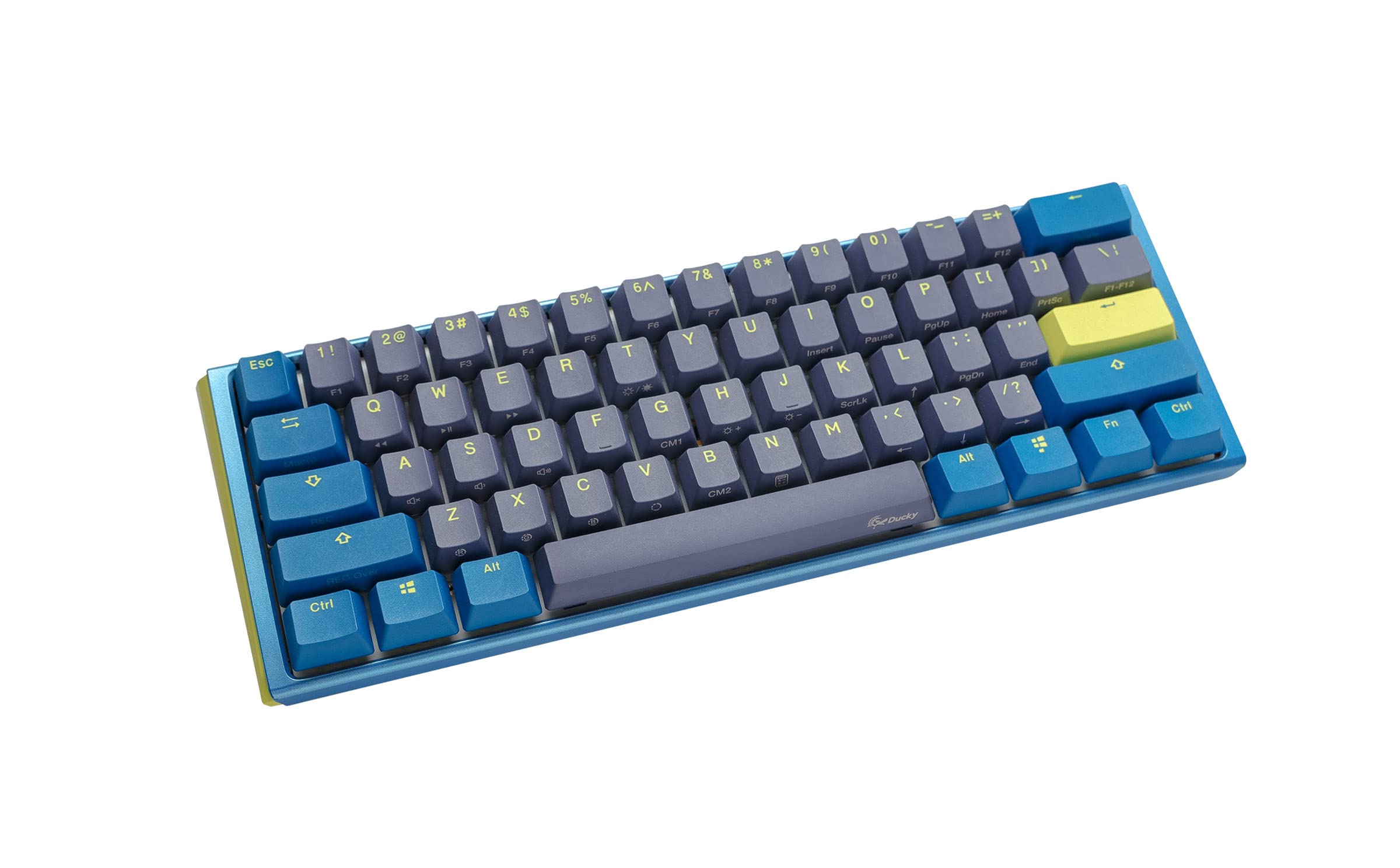 Ducky One 3 Mini Daybreak 60% Mechanical Keyboard: Quack Mechanics Dampening, Hot-Swappable Cherry MX Clear Switches, High-Density PBT Tripleshot Keycaps, RGB, US
