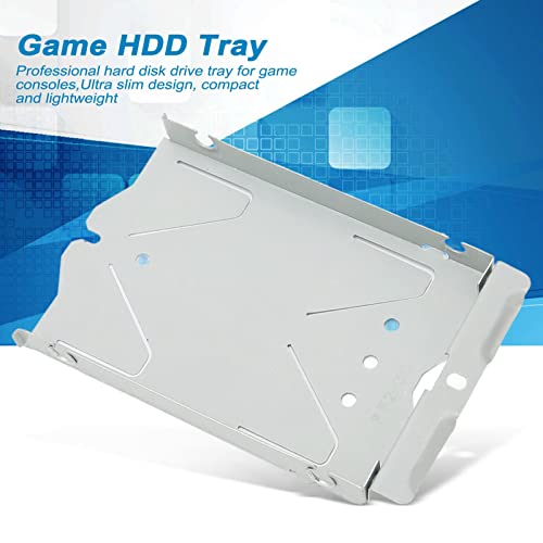 Game HDD Tray Metal PS4 1200 Hard Disk Drive HDD Mounting Bracket, Super Slim Replacement Game Console Hard Disk Drive Bracket for PS4 1200, Easy to Install