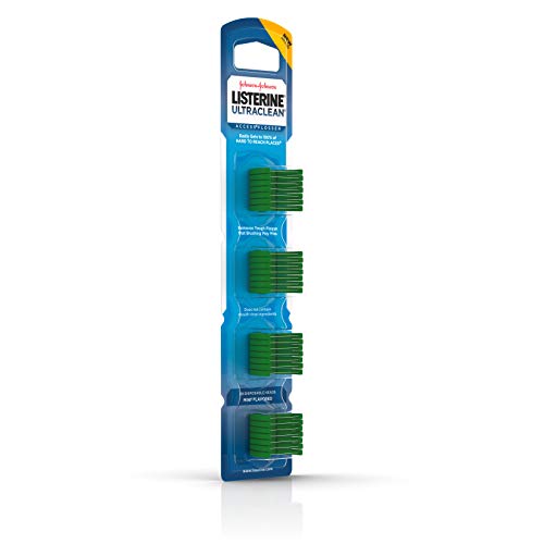 Listerine Ultra Clean Access Flosser Mint Refill Heads, 28 Count (Pack Of 6)