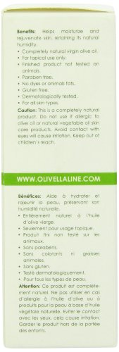 Olivella Olivella All Natural Virgin Olive Oil Moisturizer, for All Skin Types, 1.69 Oz, 1.69 Oz