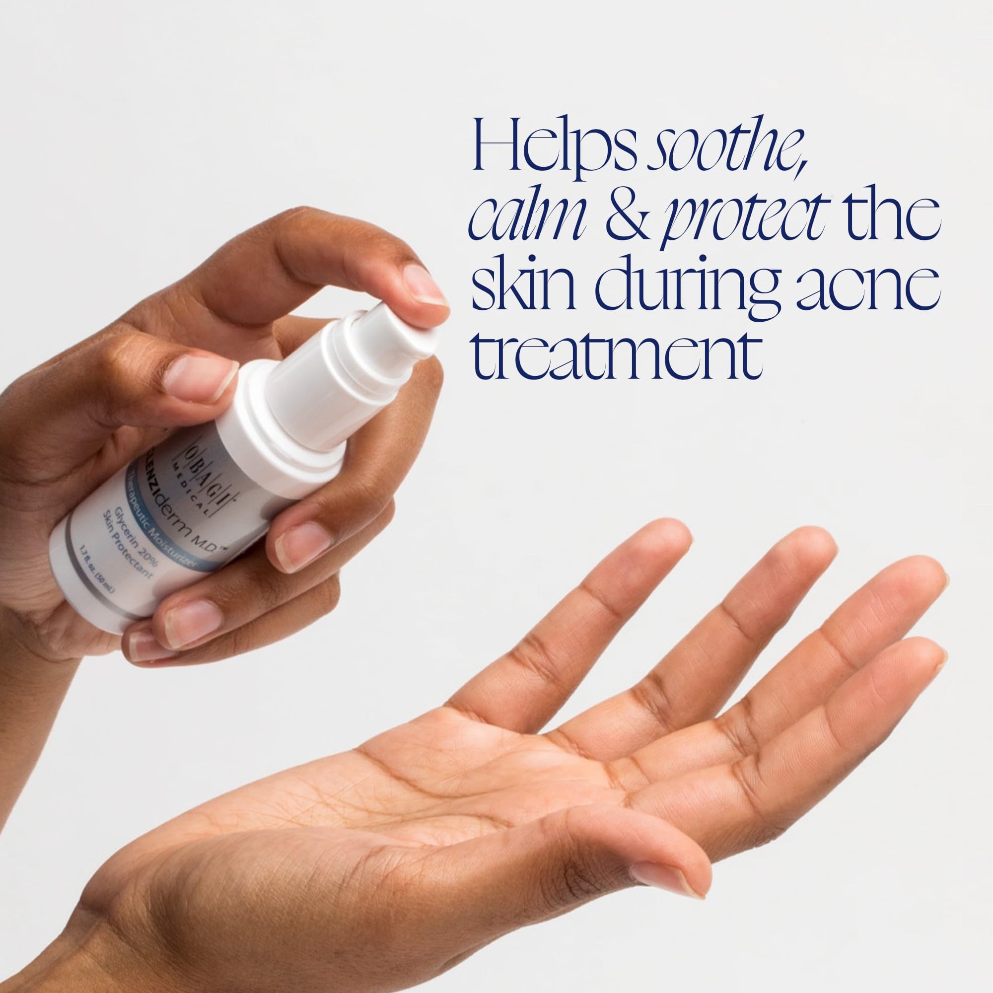 Obagi CLENZIderm M.D. Therapeutic Moisturizer β Hydrates, Soothes, Calms & Protects the Skin During Acne Treatment β 1.7 oz