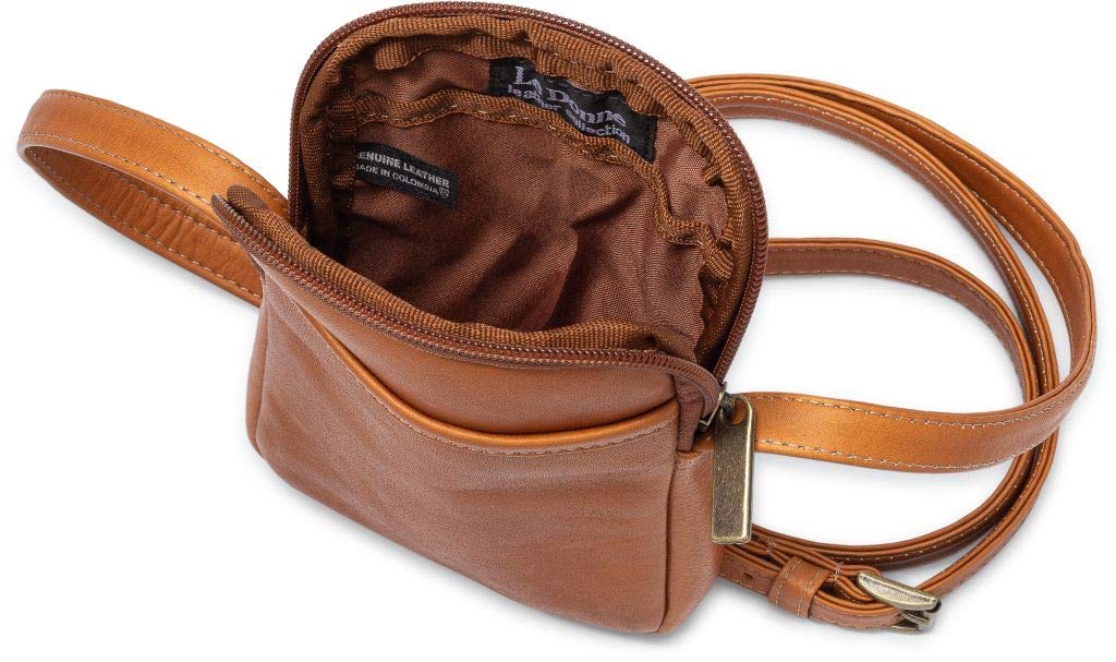 Le Donne Leather Cinder Smartphone Crossbody (Black)