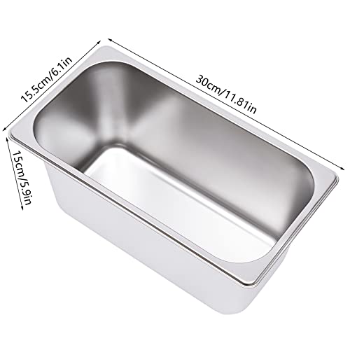 Leblett 110V Commercial Buffet Food Warmer,Large Capacity 4-Pan Stainless Steel 850W Electric Countertop Steam Table with Temperature Control for Catering and Restaurants Use