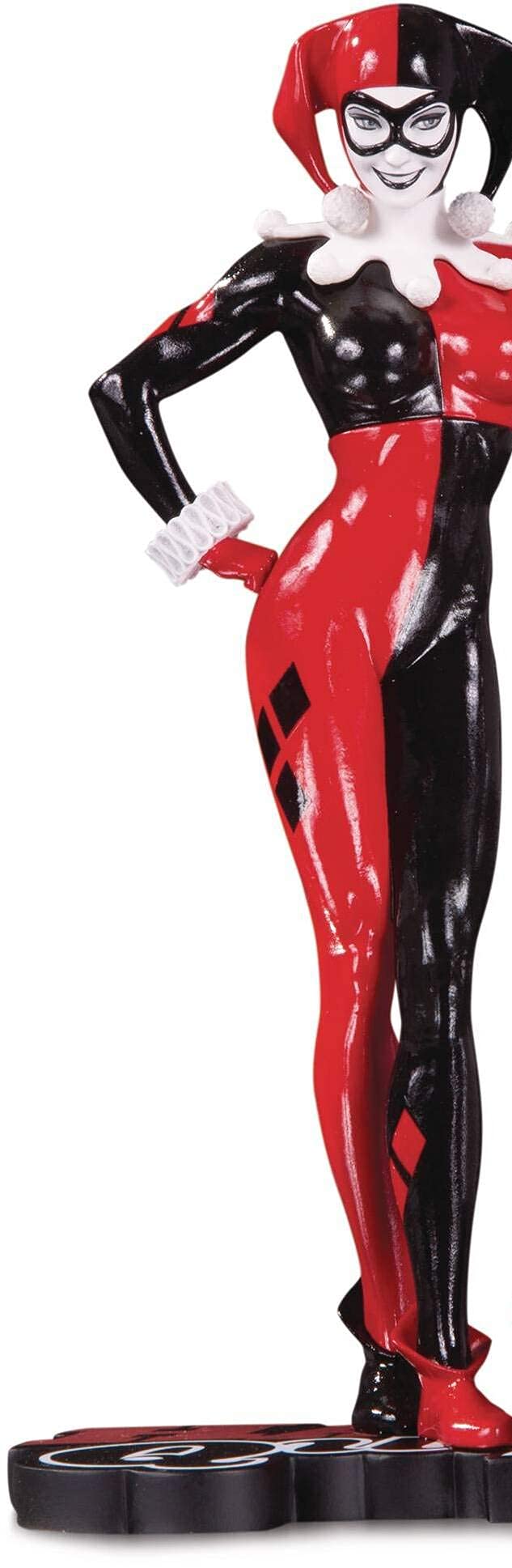 DC Collectibles Harley Quinn Red, White & Black: Harley Quinn by Adam Hughes Statue, Multicolor