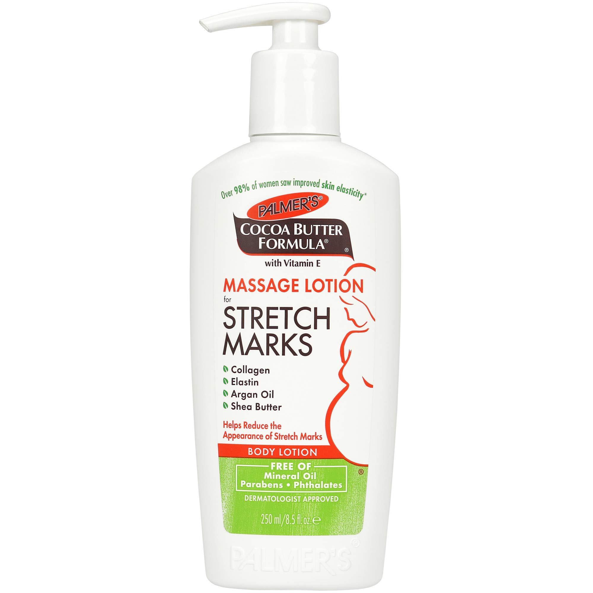 Palmer's Cocoa Butter Formula Massage Lotion For Stretch Marks with Vitamin E and Shea Butter Women Body Lotion, 8.5 Ounce (Pack of 2)