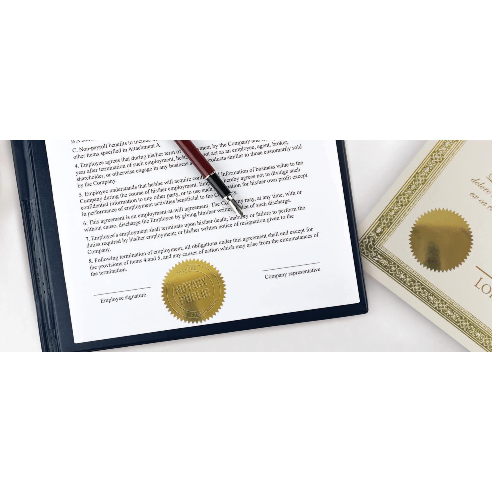 Office Depot Permanent Self-Adhesive Notarial Seals, 2in. Diameter, Pack of 44, OD98782