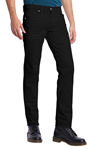 ETHANOL Mens Comfort Stretch Trousers with Practical Pocket Design Pants APL26131SK PK15R Black 38