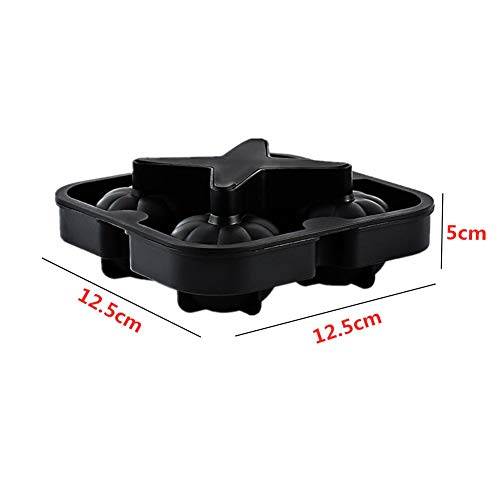 Ice Cube Trays , Tray Balls, Ice Cube Mould Ice Trays Long Ice Cube Tray Ice Cube Trays Large Silicone Ice Tray Silicone Ice Cube Tray Ice Ball Mould Silicone Ice Cube Trays Gray,One Size (Color : Bl