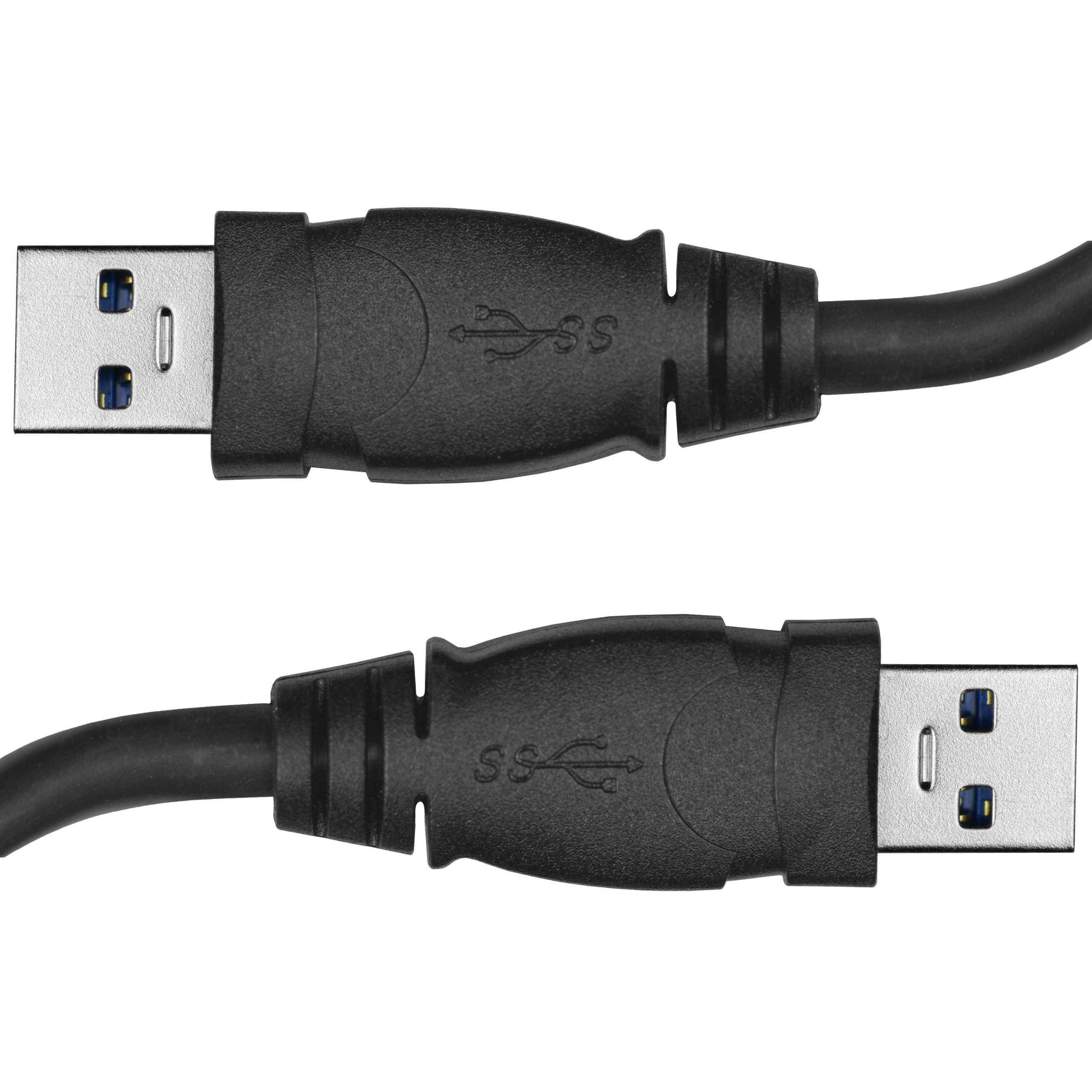 Mediabridge USB 3.0 - USB Cable (8 Feet) - SuperSpeed A Male to A Male