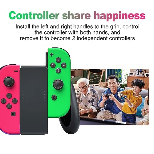 DILITT Gamepad Controllers for Nintendo Switch,Left Right Controller Replacement for Switch/Lite/OLED,Switch Controllers Gamepad Supports Screenshot/Wake-up Function/Motion Control(HL)