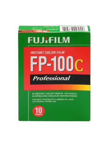 FUJIFILM FP-100C 3.25 X 4.25 Inches Professional Instant Color Film