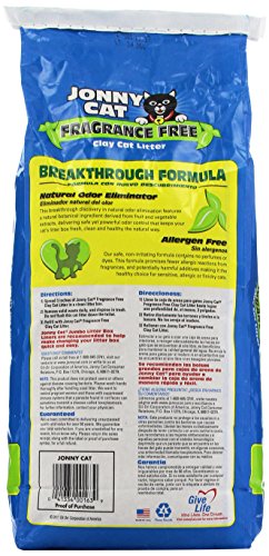 Jonny Cat Fragrance Free Cat Litter Bag, 10-Pound