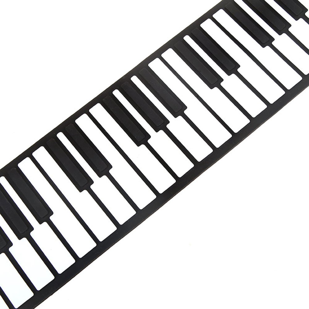 an-do-er 88 Key Electronic Piano Keyboard Silicon Flexible Piano with Loud Speaker and Foot Pedal