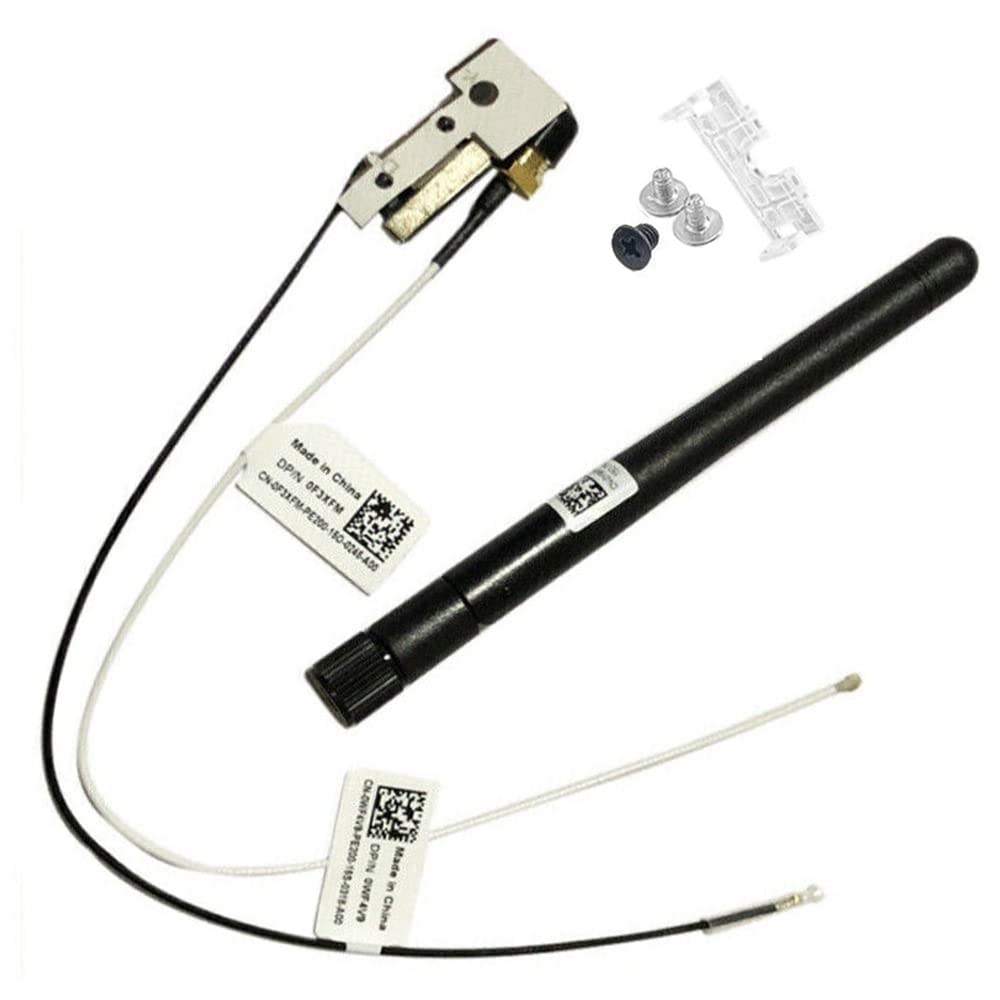 GinTai Wi-Fi Antenna Cable for Dell OptiPlex 3020 3040 3050 3060 3070 5050 5060 5070 7050 7060 7070/3040M 3050M 5050M 7040M 7050M 9020M 7260NGW D09U001 CR86C 8XG1T 0YC3XX FWR8V P9YC5 0F3XFM 0WF4V9