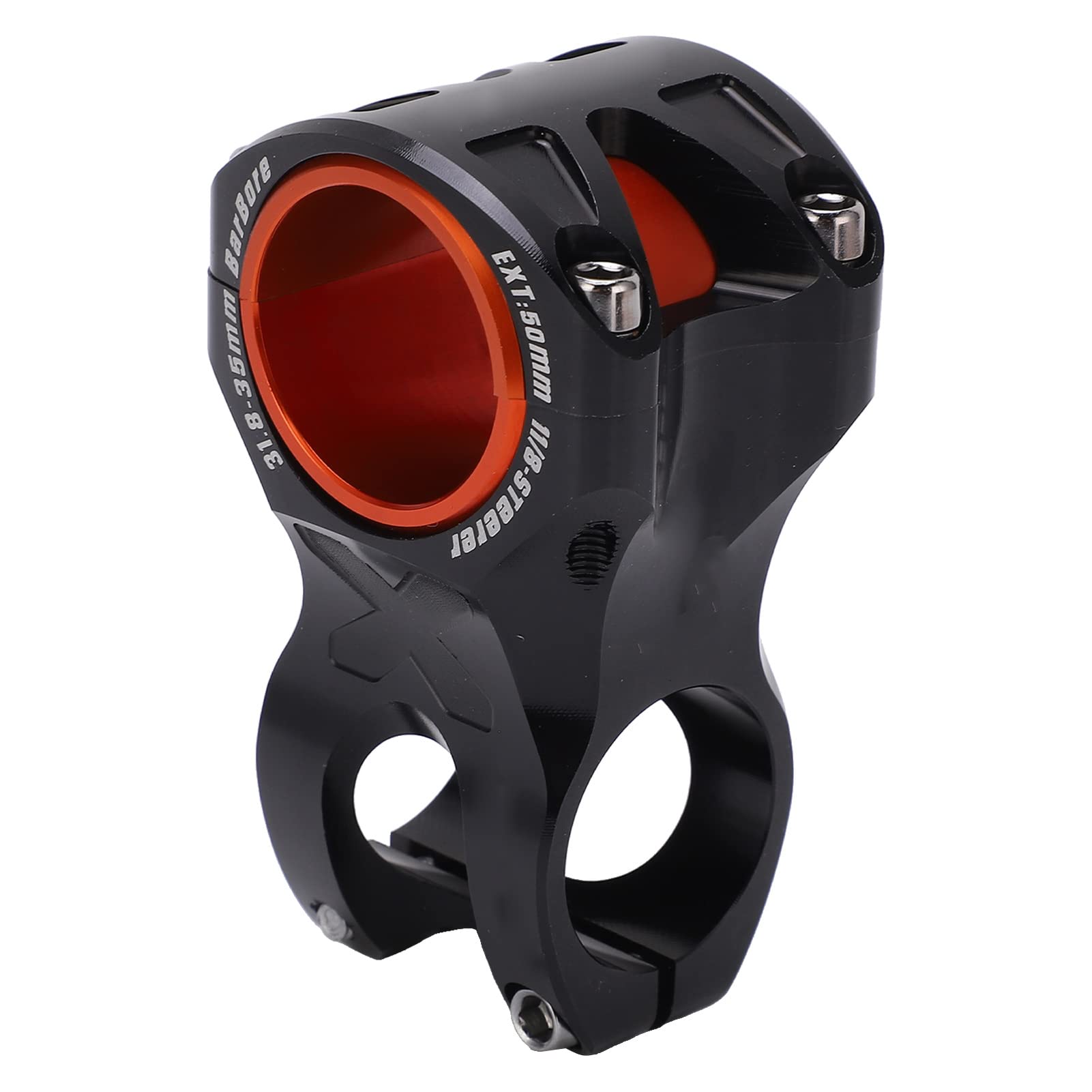 AUHX Short Bike Stem, Bicycle Stem 3D Forging High Hardness Integral Hollow Molding for Road Bike