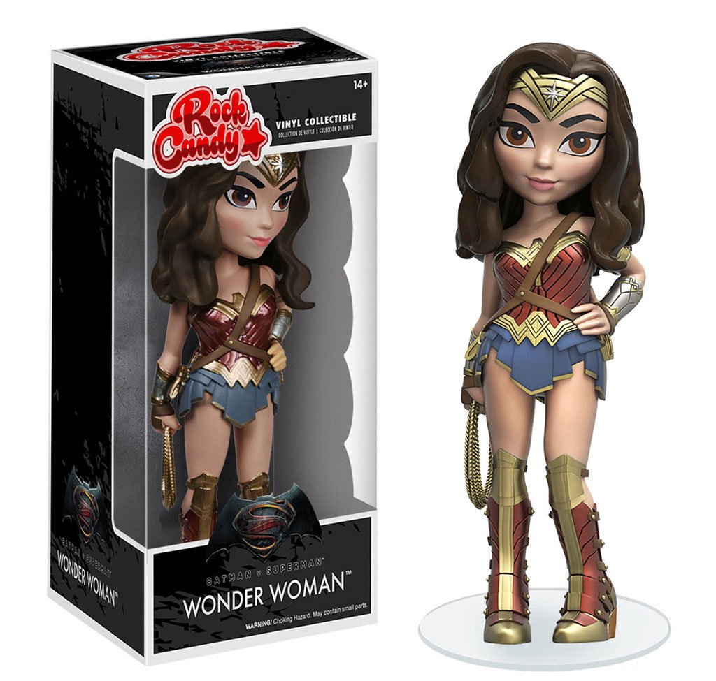 Funko Rock Candy: Batman v Superman Wonder Woman Action Figure