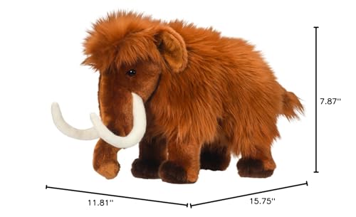Douglas Tundra Woolly Mammoth Plush Stuffed Animal | 12 inch