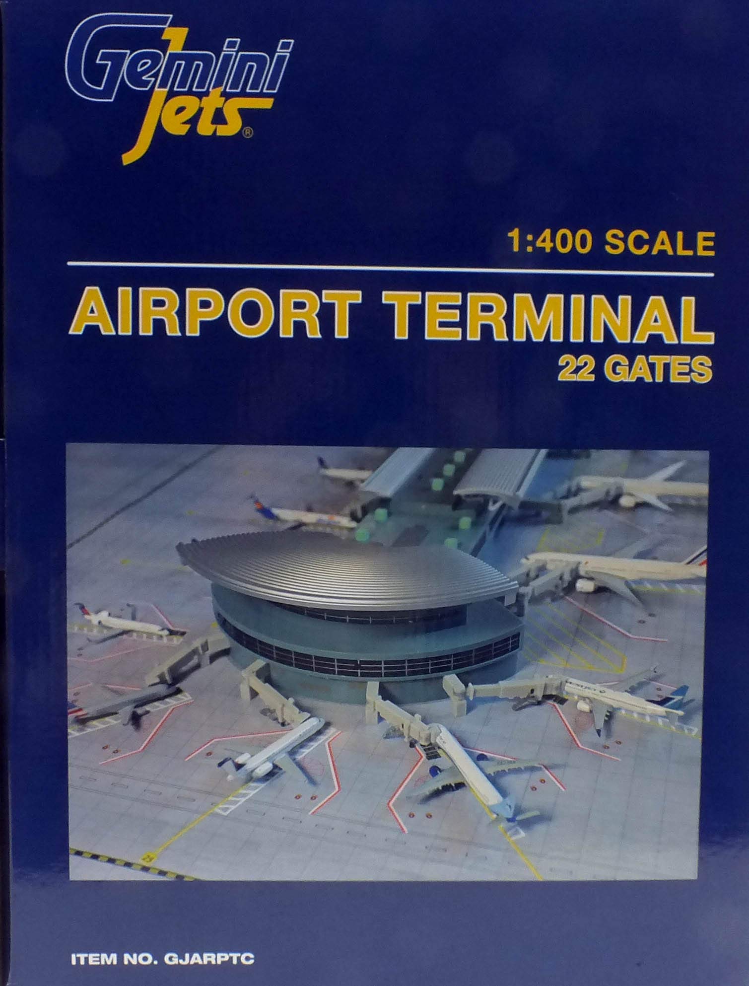 GJARPTC Airport Terminal Double ROTUNDA GEMGJARPTC 1:400 Gemini Jets Airport Terminal with 22 Gates (pre-Painted/pre-Built)