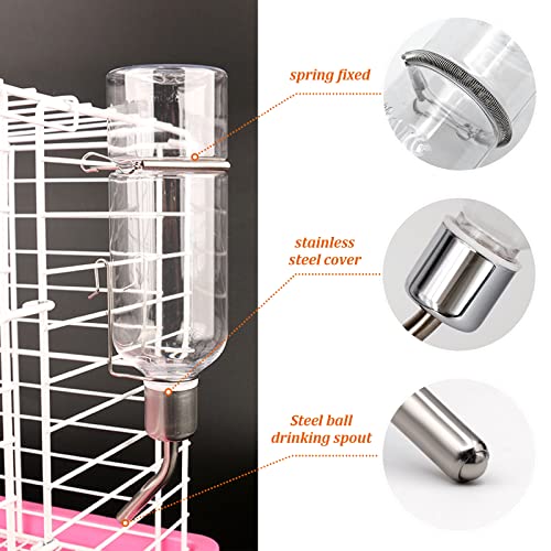 Hamster Flying Saucer Silent Running Exercise Wheel, 8.3" Quiet Hamster Exercise Wheel Spinner with 180ml Water Bottle for Hamsters Gerbils Mice