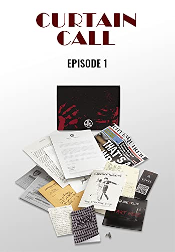 Hunt A Killer: Curtain Call - Complete Box Set, Murder Mystery Game, Take on the Unsolved Case as an Independent Challenge, for Date Night or with Family & Friends as Detectives for Game Night