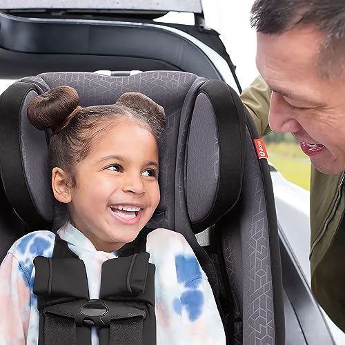 Diono Radian 3RXT Special Edition Slim Fit 3 Across All-in-One Convertible Car Seat, Rear Facing, Forward Facing and High Back Booster, Gray Stone