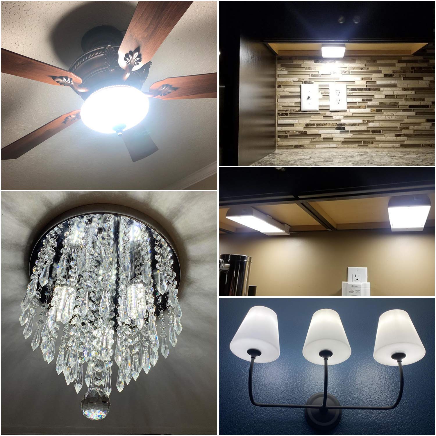 E12 LED Bulbs,12W LED Corn Light Bulb, E12 LED Bulb 100W Equivalent 1200 Lumen 3000K Warm White, Non-Dimmable LED Candelabra Light Bulbs, E12 Candelabra Base Chandelier Light Bulbs, Pack of 3