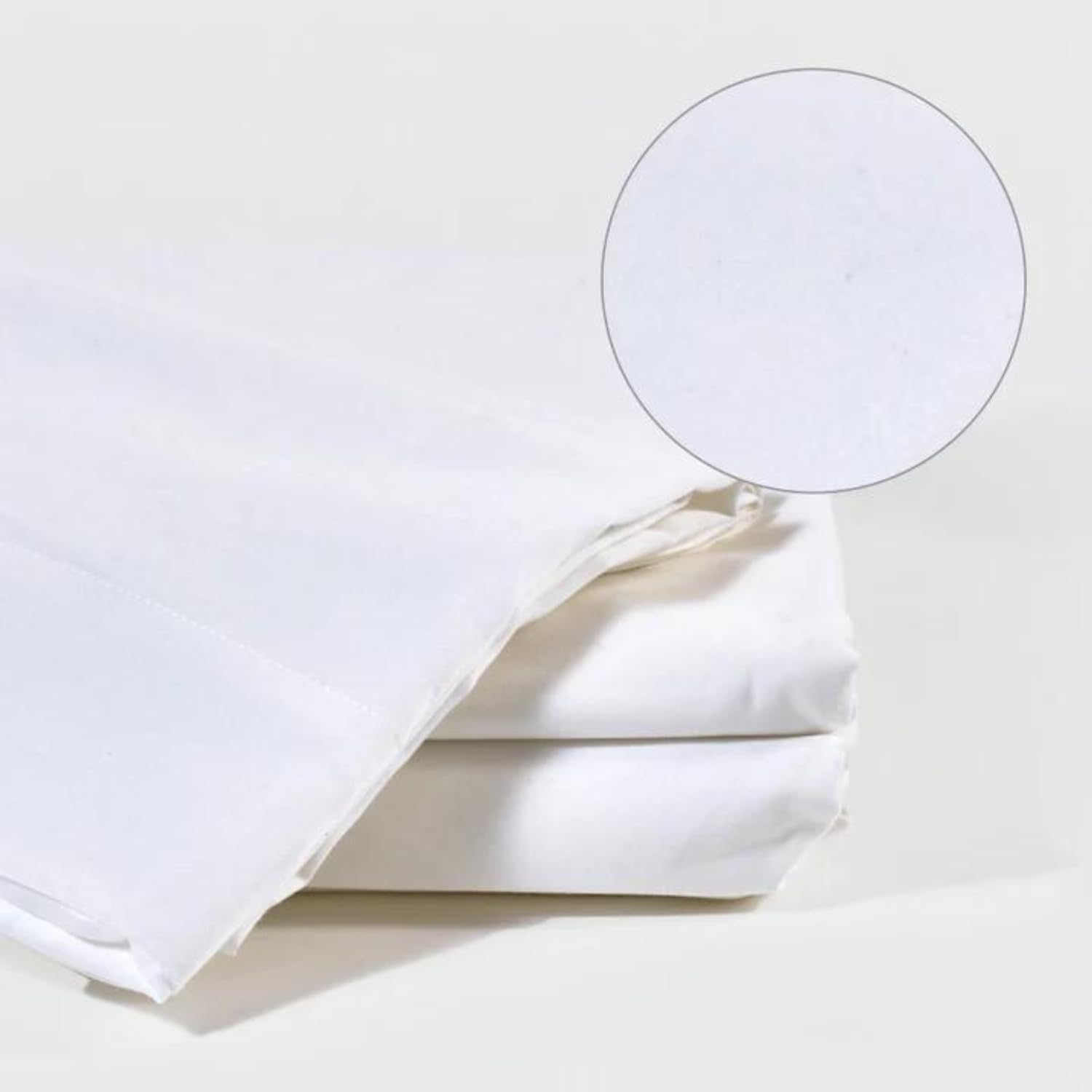 Down Etc Luxury Hotel Bedding 5-Pieces Classic Fresh Collection 300 Thread Count 100% Cotton Sateen Duvet Cover| Sheet Set| Pillowcases, King Size, Crisp White
