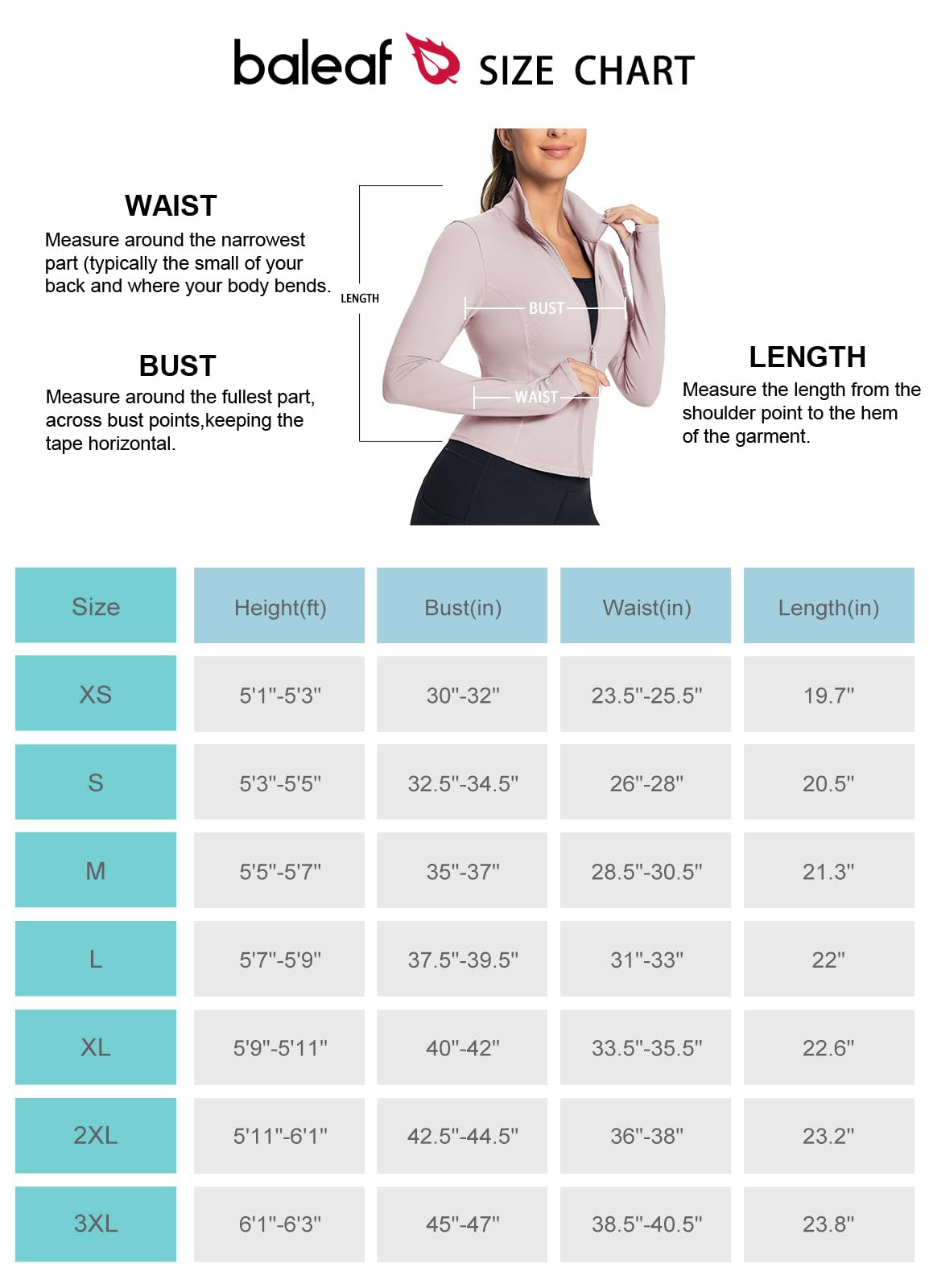 BALEAF Women's Athletic Zip Up Jacket Cropped Workout Running Yoga Lightweight Long Sleeve Jackets with Thumb Holes Black S