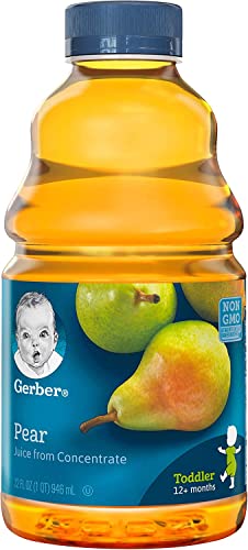 Gerber Nature Select Baby 100% Fruit Juice 32 Fl Oz (Pack of 2) (100% Pear Juice)