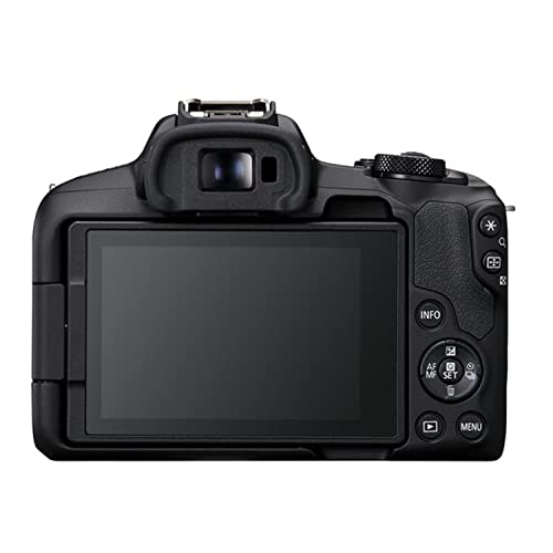Canon EOS R50 Mirrorless Digital Camera with RF-S 18-45mm f/4.5-6.3 is STM Lens + 55-210mm f/5-7.1 is STM Lens + 420-800mm Super Telephoto Lens + 64GB Memory Cards, Professional Bundle (44pc) (Renewe