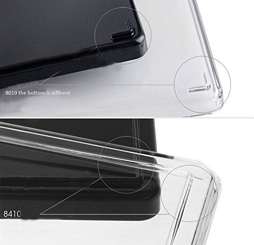 Rectangle Durable Acrylic Collection Serving Trays & Platter for Kitch, Beverage, Drink, Food or Bathroom (Clear 34x22x2.5cm)