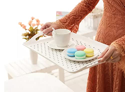 Rectangular Anti Slip Tray, Non-slip Serving Tray