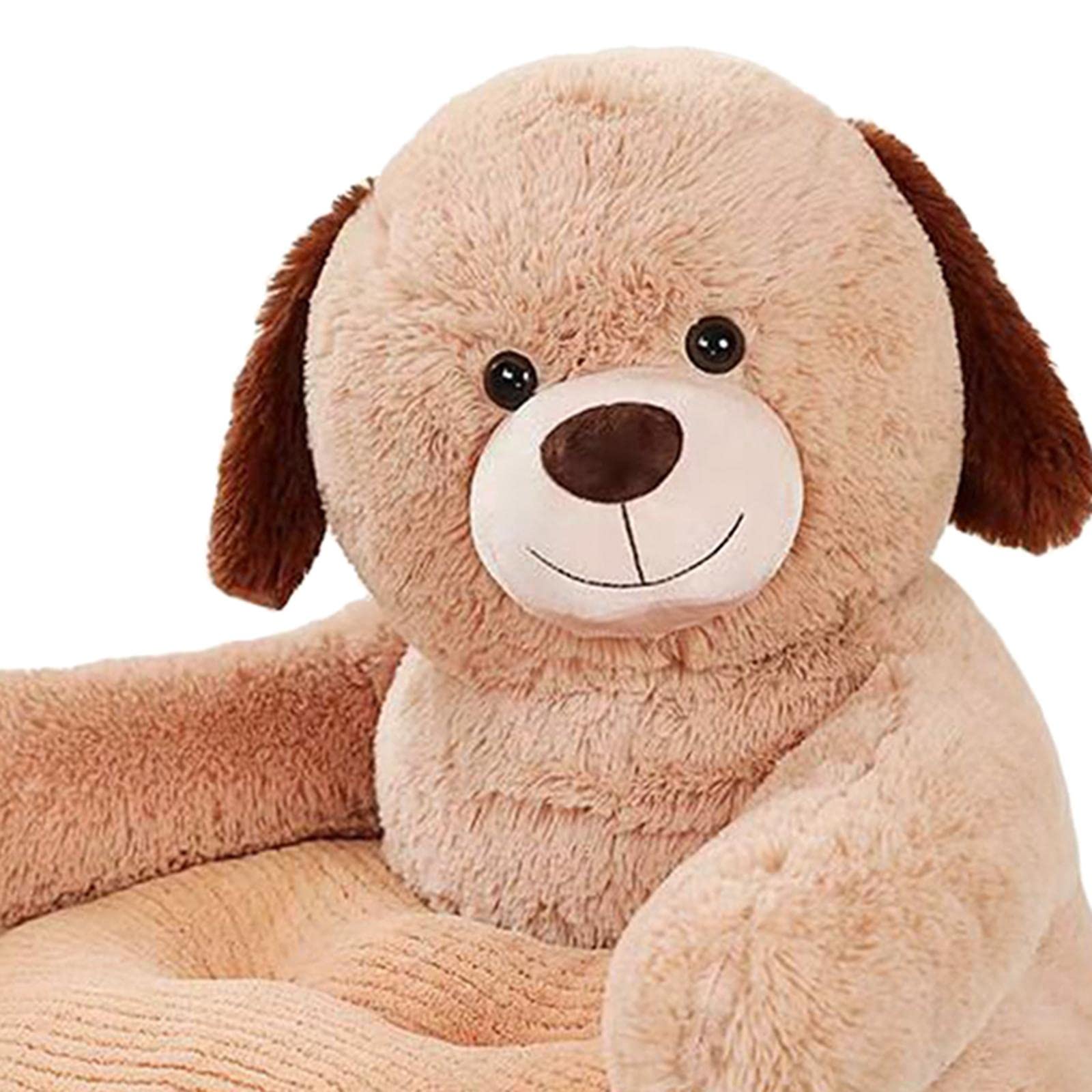MagiDeal Kids Plush Cartoons Small Sofa Chair for Reading, Relaxing and Snuggling Nurseries Decoration Learning Sitting Multiple Purposes Comfortable, Dog