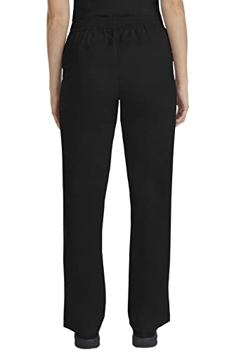Healing Hands Scrub Pants for Women 2 Pocket Elastic Back Drawstring Pant Purple Label 9095 Taylor Black M