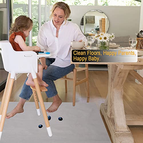 Disposable Baby Splat Mat for Under High Chair, 20 Packs Large Waterproof Spill Floor Mat, Portable Play Mat and Table Cloth