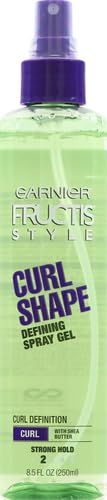 Garnier Fructis Style Curl Shape Defining Spray Gel, Curly Hair, 8.5 Fl Oz