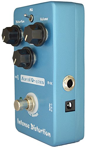 Aural Dream Intense Distortion Guitar Effect Pedal includes Brown Sound and 70's distortion with 2 modes distortion,True Bypass.