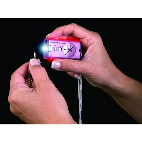 Brite Strike โ Personal Protection Alarm with 120 dB Loud Security Safe Sound - Complete Emergency Self Defense Device, Battery Powered โ Pink