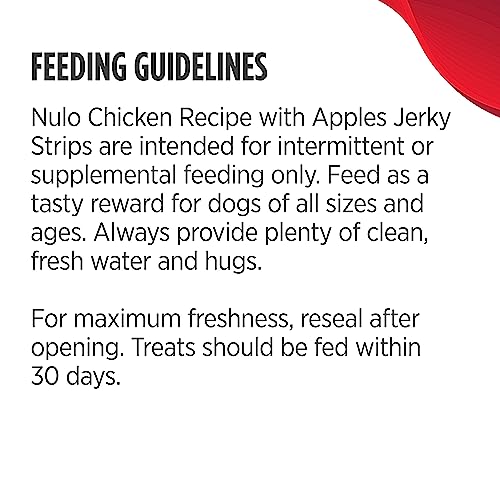 Nulo Freestyle Premium Jerky Strips Dog Treats, Grain-Free High Protein Jerky Strips made with BC30 Probiotic to Support Digestive & Immune Health