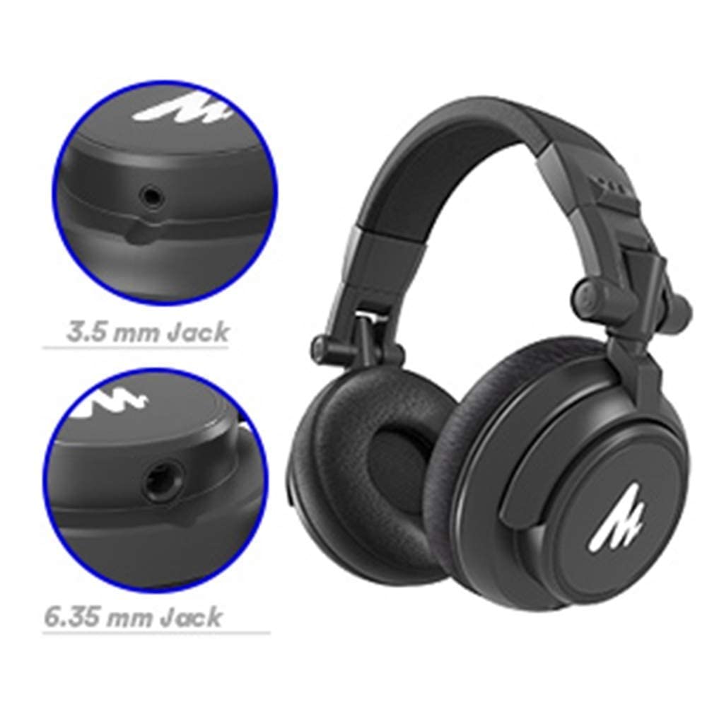 MAONO Podcast Equipment Bundle Audio Interface with Studio Headphone, Maonocaster Lite Portable ALL-IN-ONE Podcast Production Studio with 3.5mm Microphone for Guitar, Live Streaming, PC, Recording