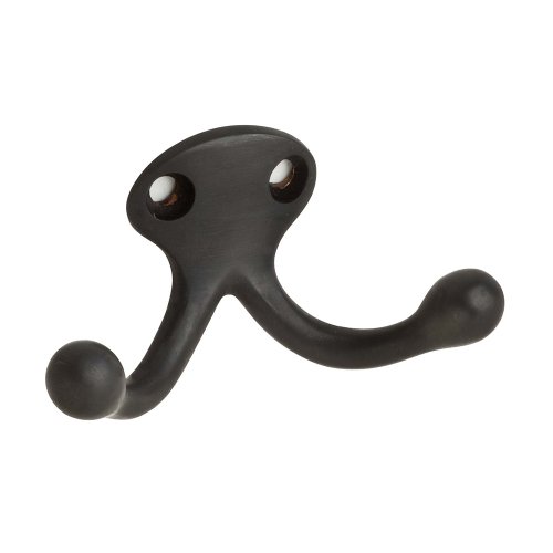 Ives by Schlage 582MB10B Double Wardrobe Hook