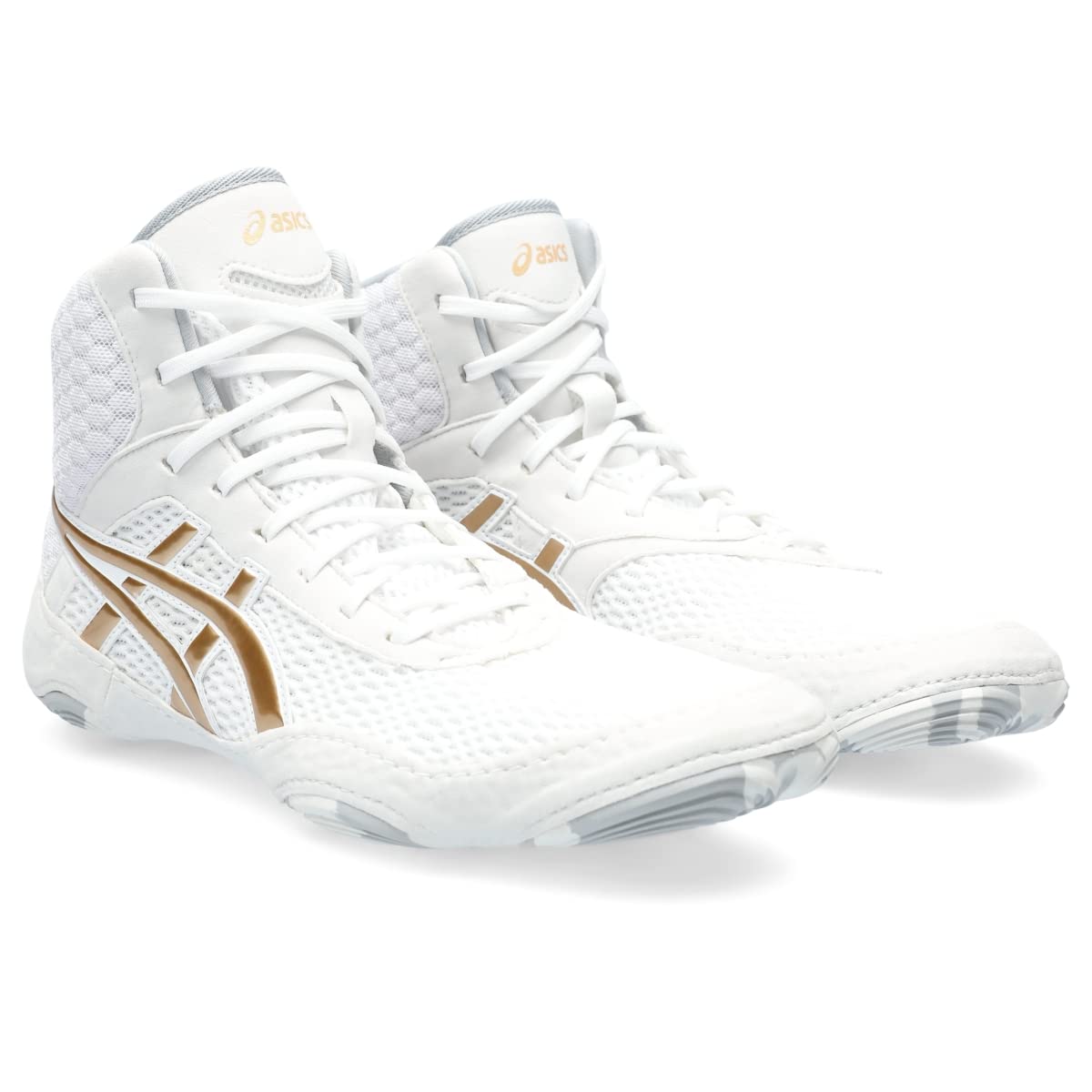 ASICS Women's MATBLAZER Wrestling Shoes, 8H, White/Champagne