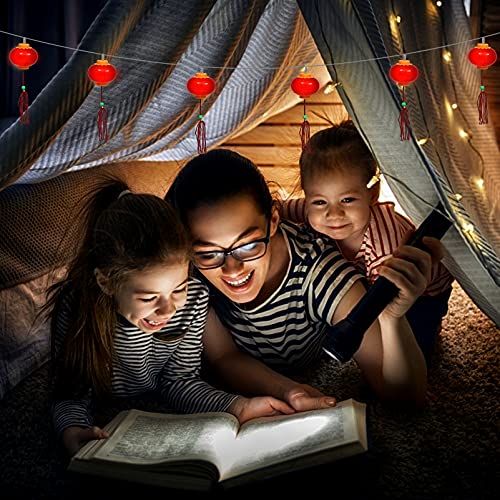 ibasenice Spring Festival Lantern String Lights LED Chinese Style Fairy Lights String Lamp Birthday Party Layout Lights Restaurant Garden Home Decor String Lights