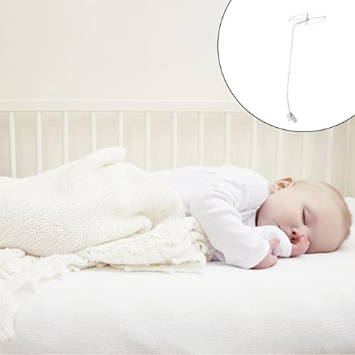 NUOBESTY Mosquito Net Stand, Mosquito Net Holder Clip- On Crib Canopy Holder Rack Mosquito Net Accessories for Baby Crib Bed
